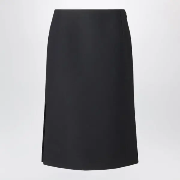 Fendi Silk And Wool Skirt