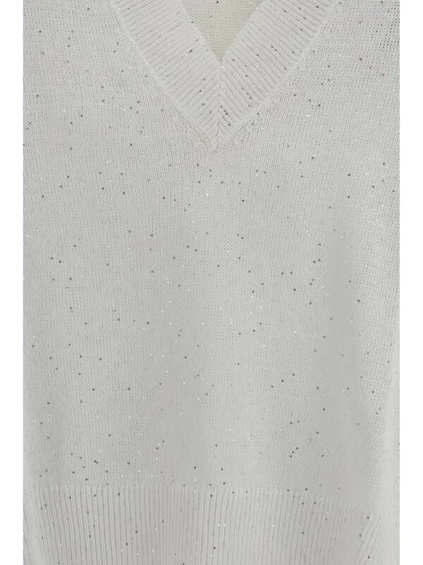 Brunello Cucinelli Sparkling Linen T-shirt