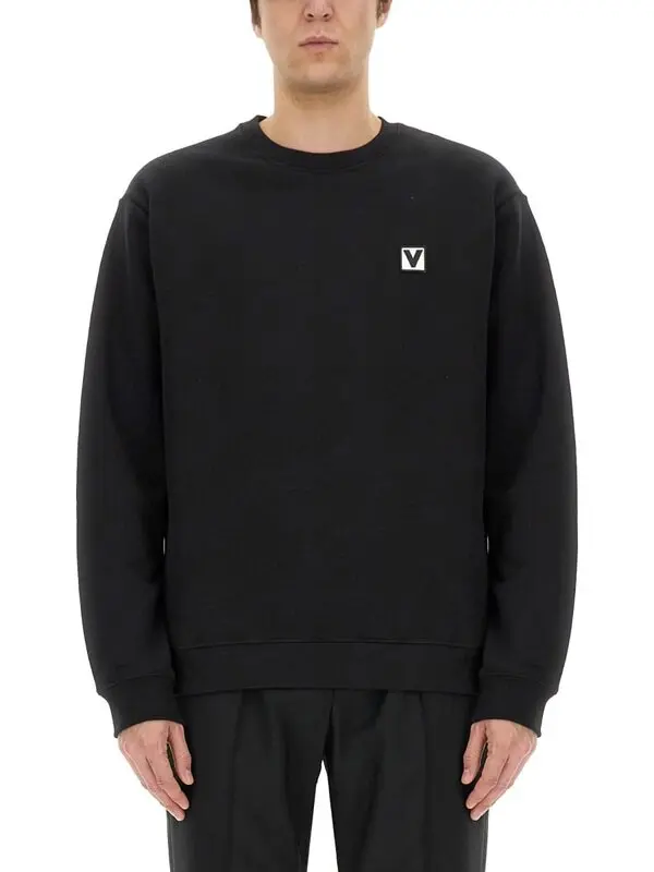 Valentino Garavani Cotton Sweatshirt - Black
