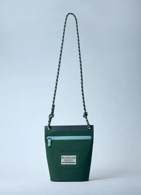 MONCLER X SALEH BEMBURY Amoeba Crossbody Pouch - Green