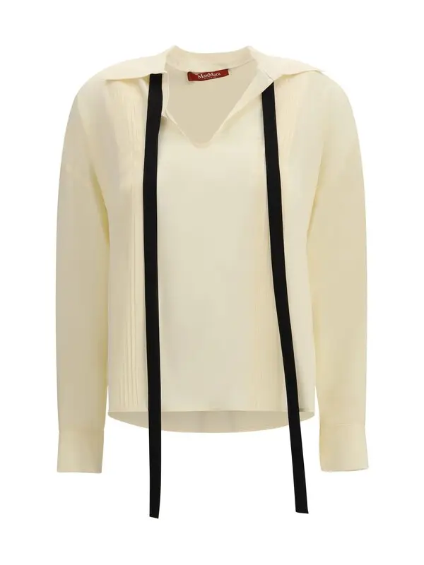 Max Mara Silk Blouse - Cream