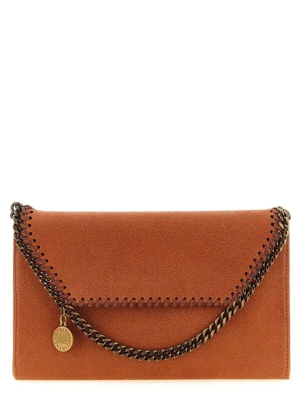 Stella McCartney Falabella' Wallet On Chain - Orange