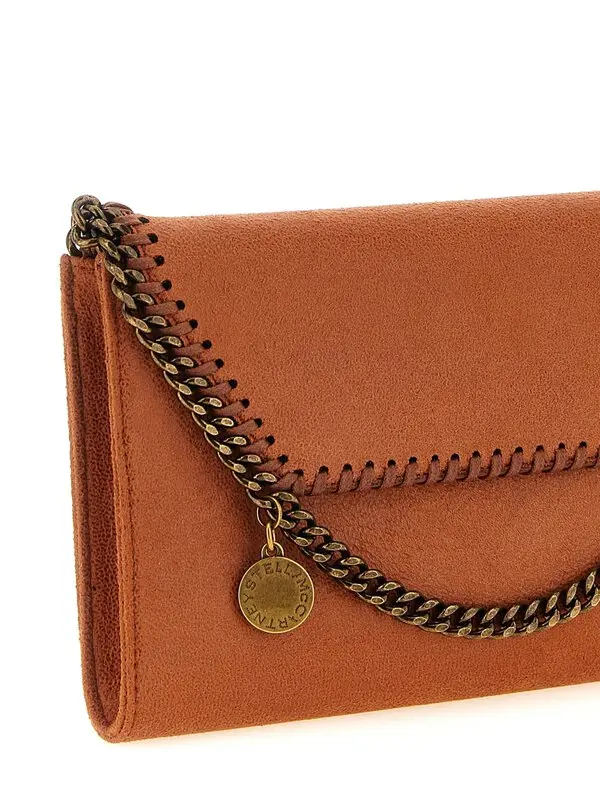 Stella McCartney Falabella' Wallet On Chain - Orange