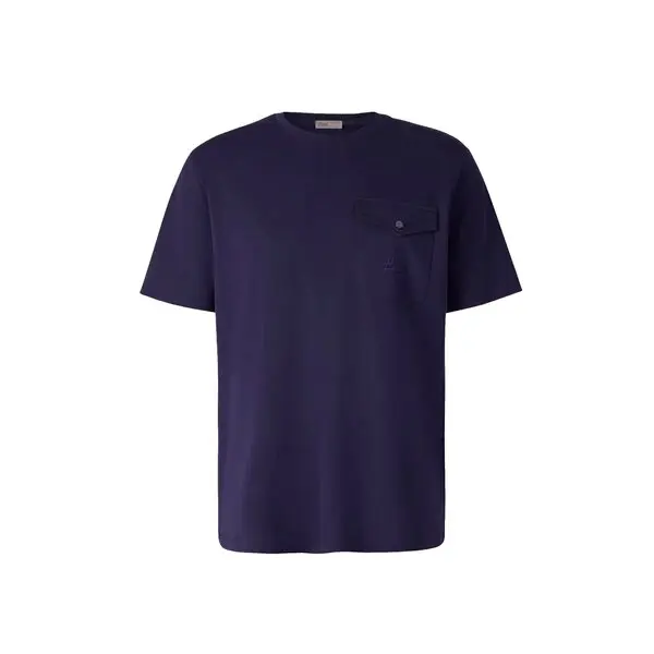 Herno Logo Detailed Crewneck T-shirt - Blue