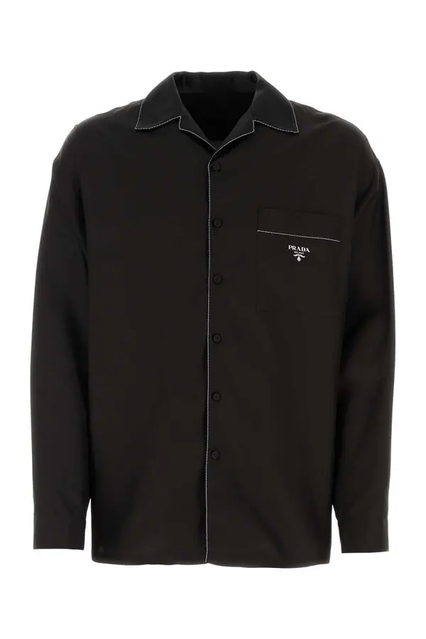 Prada Silk Shirt - Black