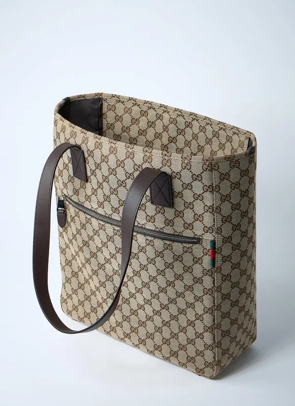 Gucci Medium Gg Canvas Tote Bag