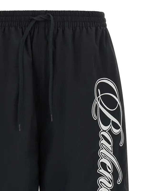 Balenciaga Cursive Reversible Pants - Multicolor