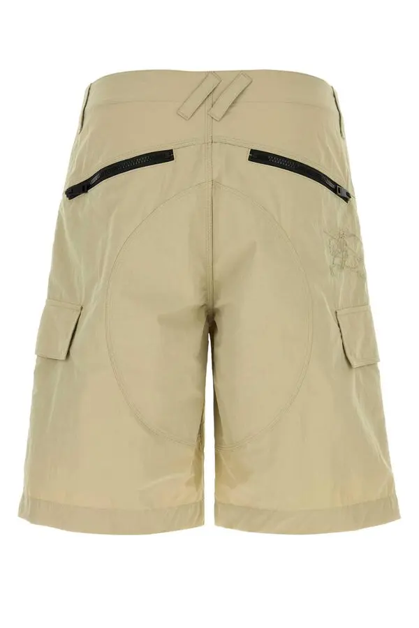 Burberry Beige Nylon Bermuda Shorts - Brown