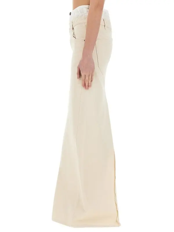 MAISON MARGIELA Cotton Skirt - Cream