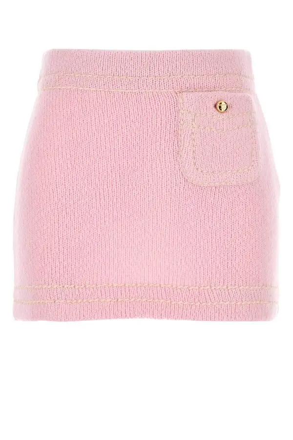Prada Cashmere Mini Skirt