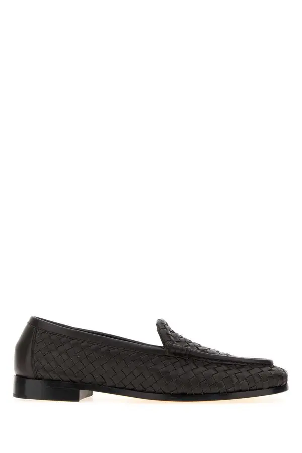 Bottega Veneta Silenzio Loafers - Brown