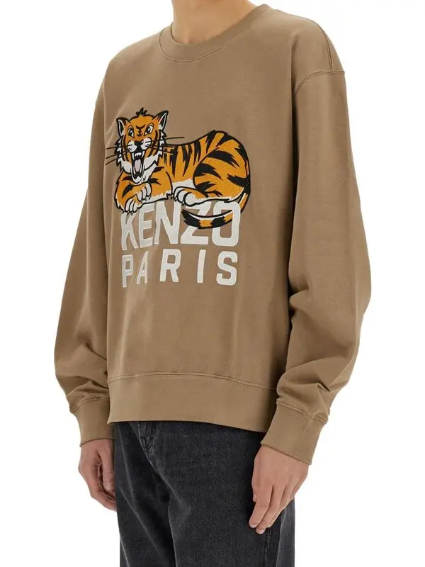 Kenzo Happy Tiger Sweatshirt - Cream