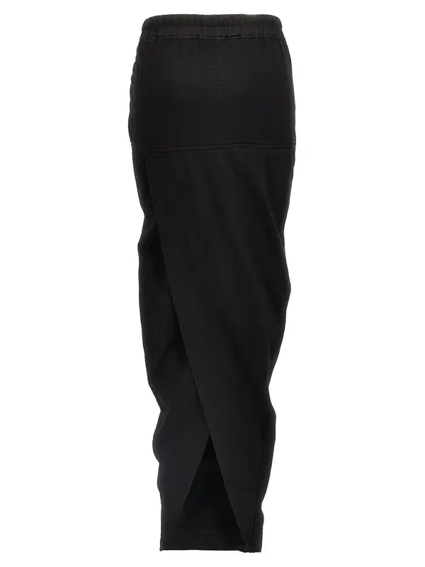 Rick Owens Cotton Maxi Skirt - Black