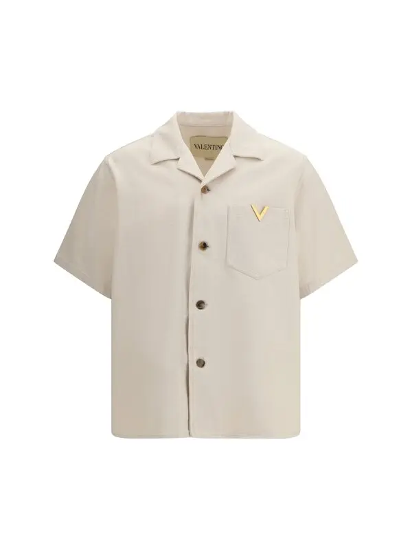 Valentino Garavani Signature Vlogo Bowling Shirt