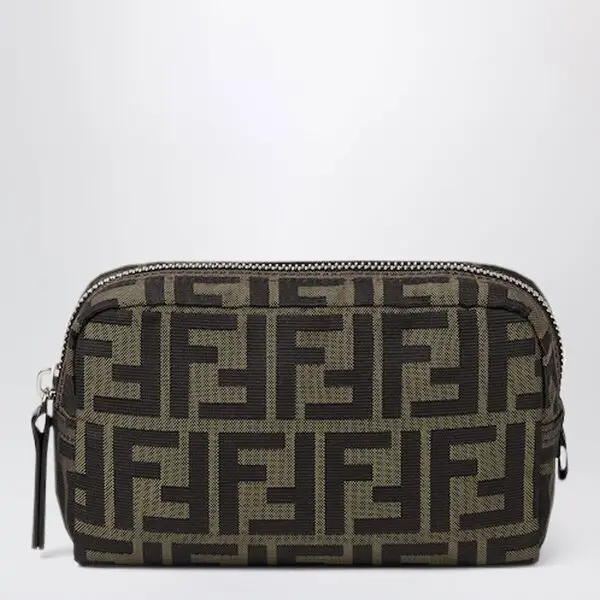 Fendi Superlight Ff Zucca Fabric Small Toiletry Case - Brown