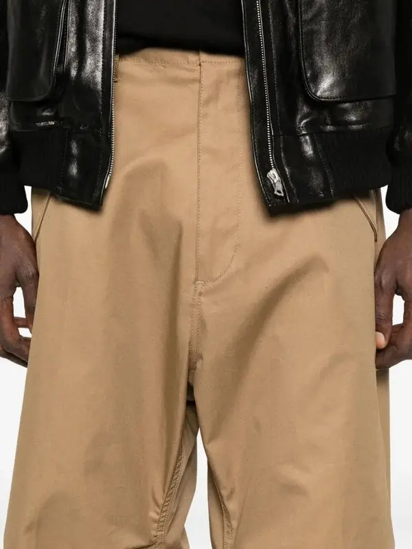 Dsquared2 Utility Wide Leg Cotton Pants - Multicolor