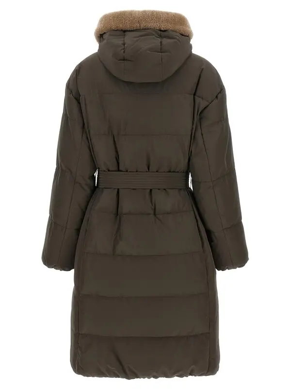 Brunello Cucinelli Boudin Quilted Down Jacket - Green