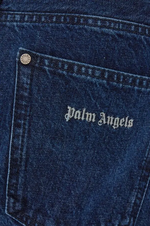 Palm Angels Straight Leg Denim Jeans