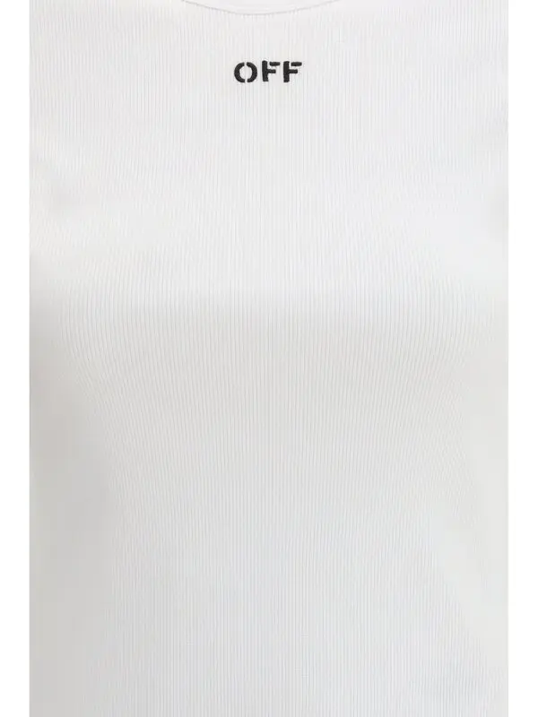 Off-White Off Stamp Rib Basic T-shirt