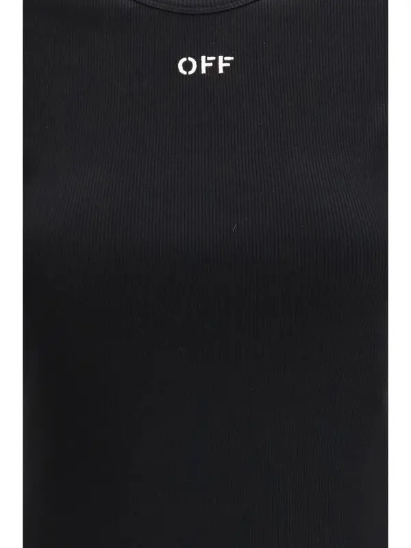 Off-White Off Stamp Rib Basic T-shirt