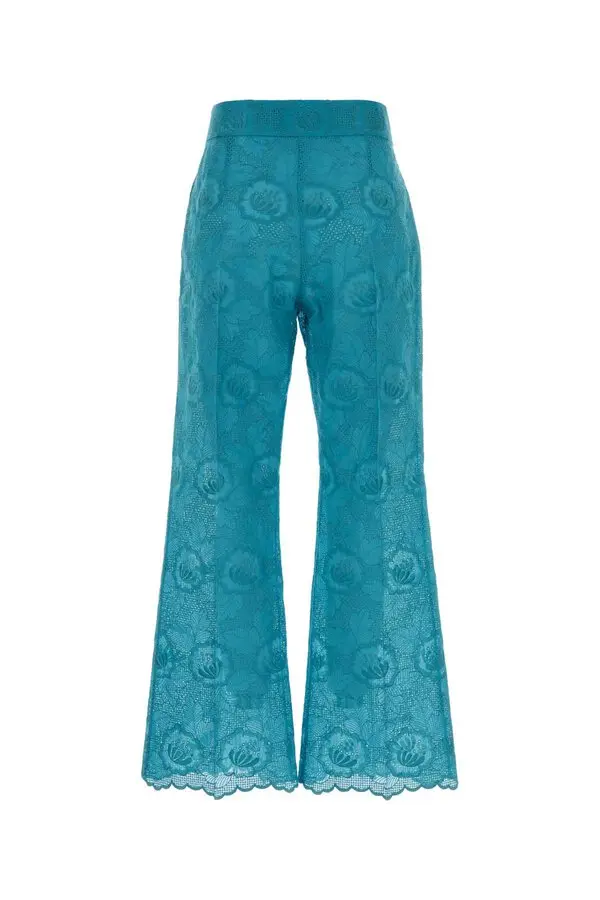 Valentino Garavani Light Lace Pants - Blue