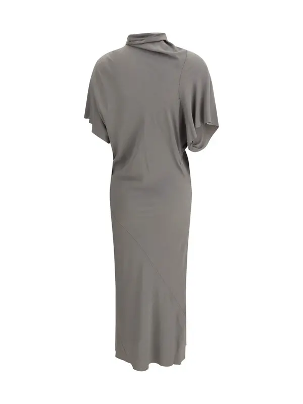 Rick Owens Asymmetric Midi Dress