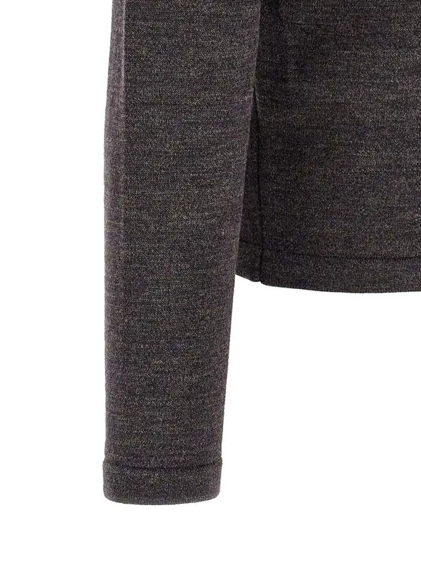 LEMAIRE Mouliné Wool Polo Shirt