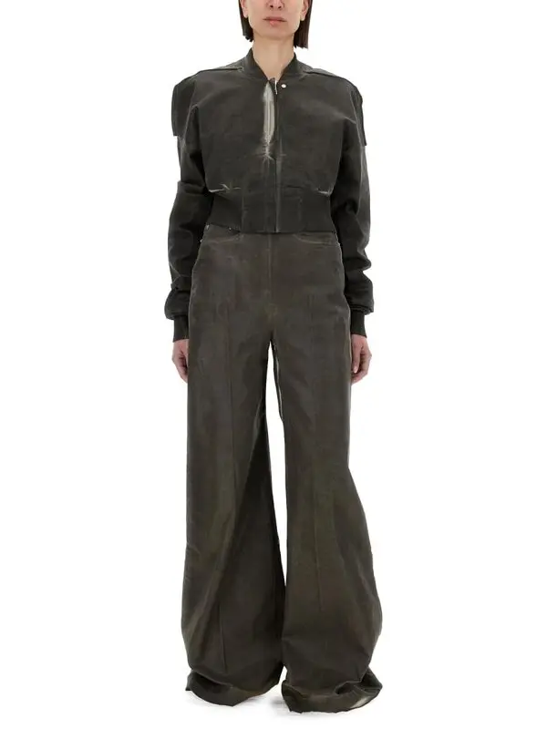 Rick Owens Denim Pants - Gray
