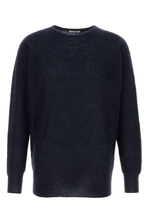 Auralee Midnight Alpaca Blend Sweater