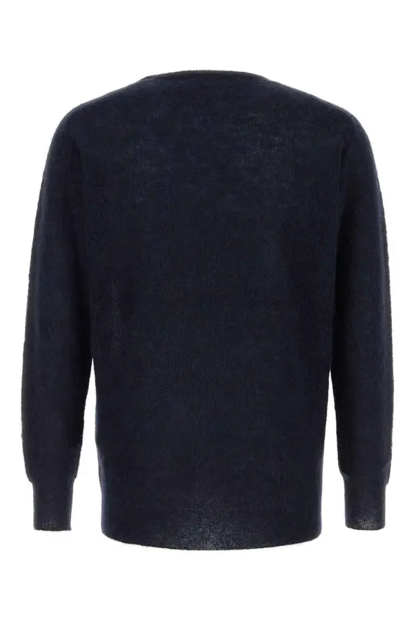 Auralee Midnight Alpaca Blend Sweater