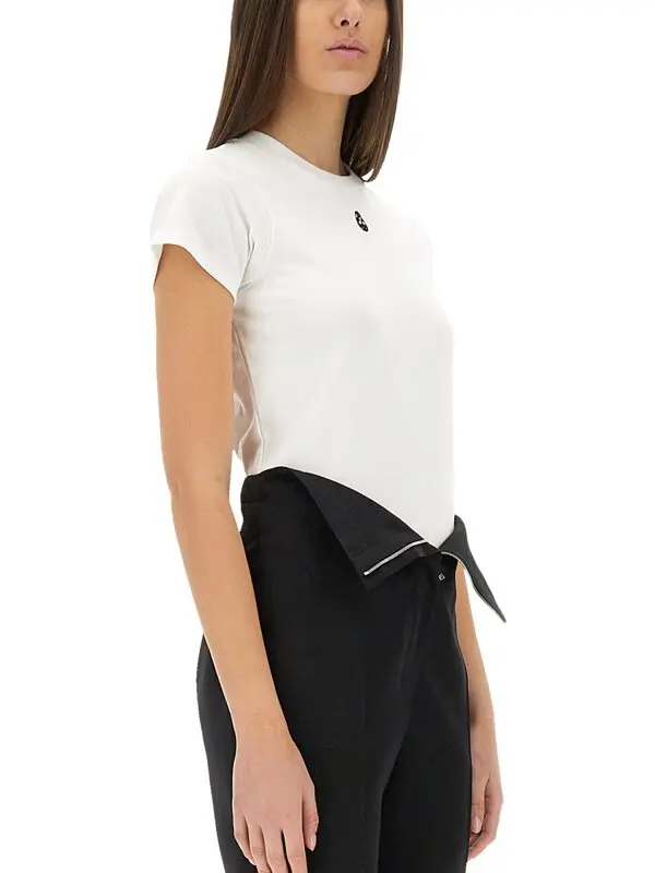 Alexander McQueen Skull Embroidered Cotton T-shirt