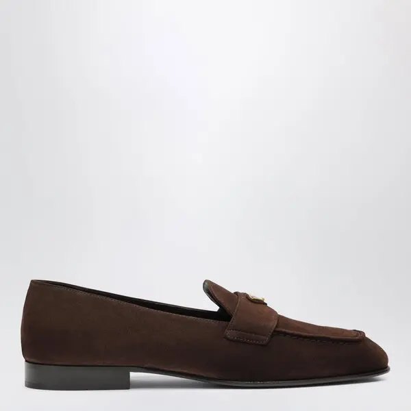 Prada Suede Loafers - Brown