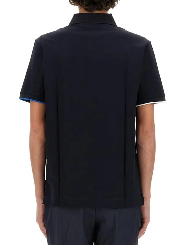 BOSS Cotton Polo - Blue