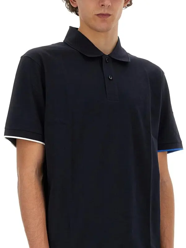 BOSS Cotton Polo - Blue