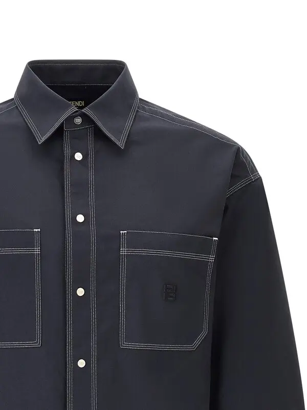 Fendi Ff Selleria' Logo Shirt