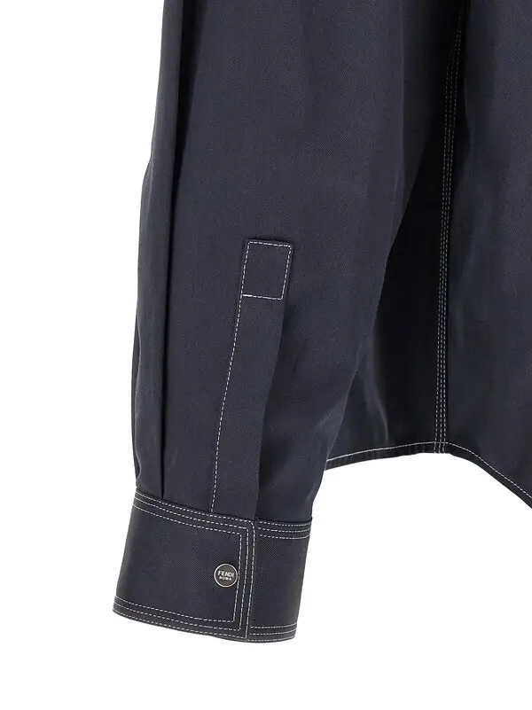 Fendi Ff Selleria' Logo Shirt