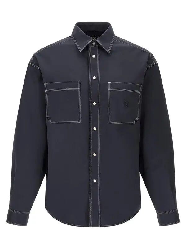 Fendi Ff Selleria' Logo Shirt