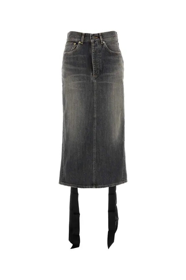 Balenciaga Denim Skirt