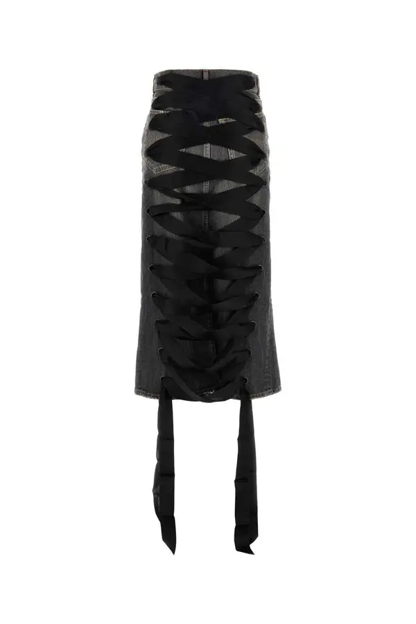 Balenciaga Denim Skirt