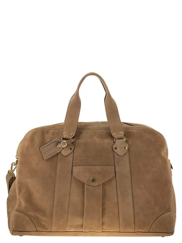 Brunello Cucinelli Borsone Biscotto - Multicolor