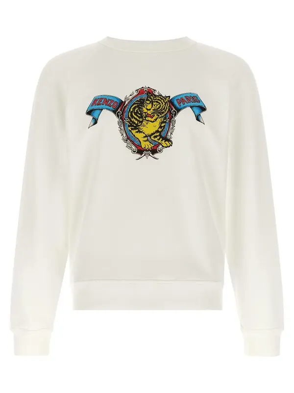 Kenzo Jumping Tiger Sweatshirt - White