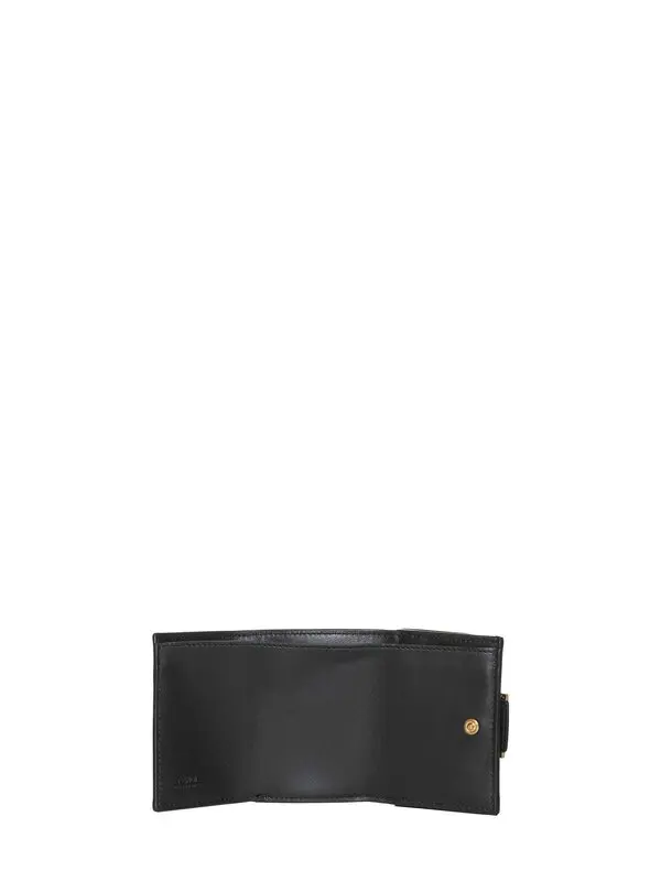 Fendi Micro Trifold Wallet In Ff Leather