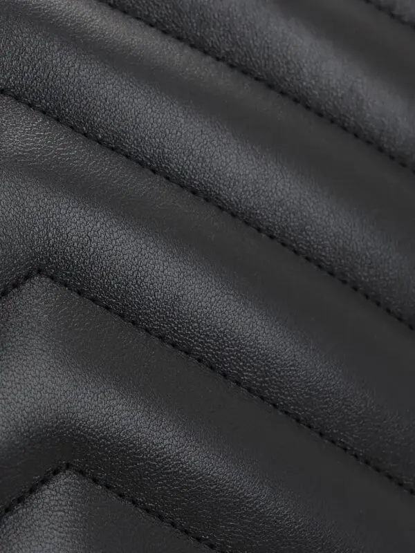 Saint Laurent Loulou Large Bag In Matelassé Lambskin - Black