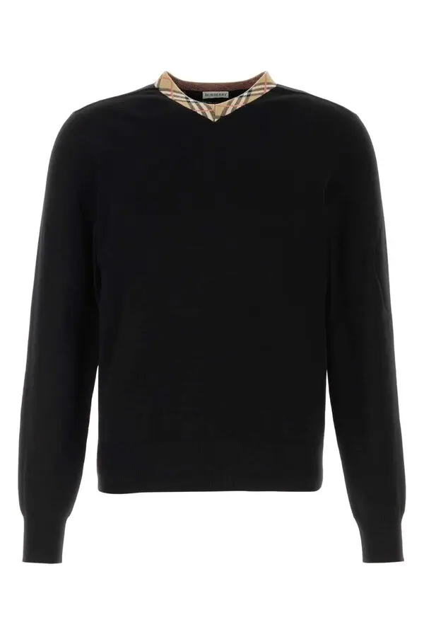 Burberry Wool Sweater - Black