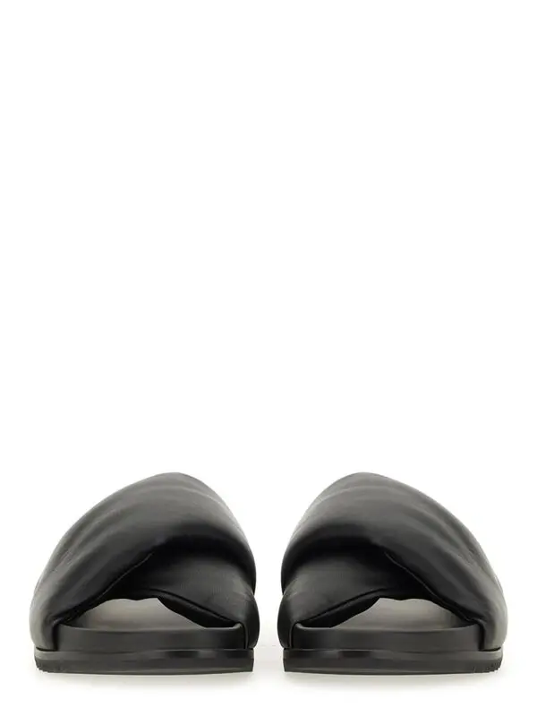 Rick Owens Leather Slide Sandal