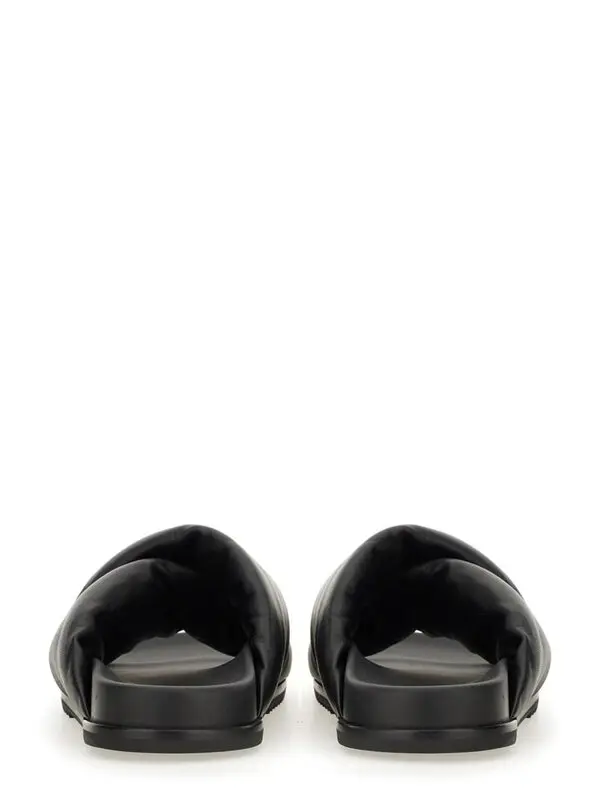 Rick Owens Leather Slide Sandal