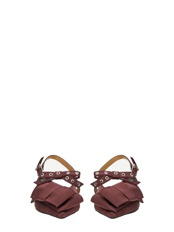 GANNI Satin Ballerina - Multicolor