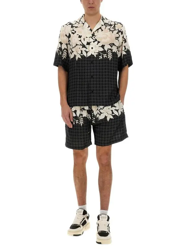 Amiri Bermuda Garden Shorts - Black