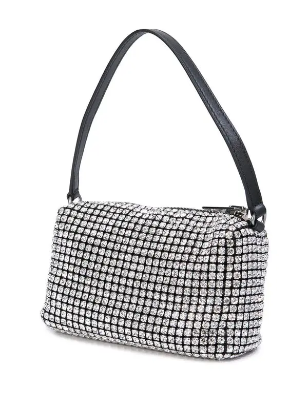 Alexander Wang Heiress Medium Pouch In Crystal Mesh