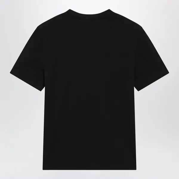 Saint Laurent Cassandre T-shirt In Cotton - Black
